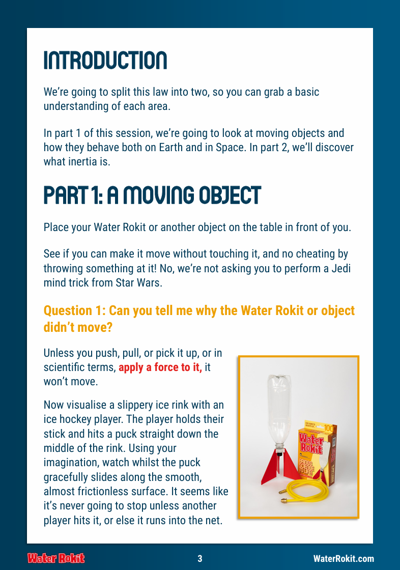 Newton's Law of Inertia Session - Water Rokit: The World Famous Water ...